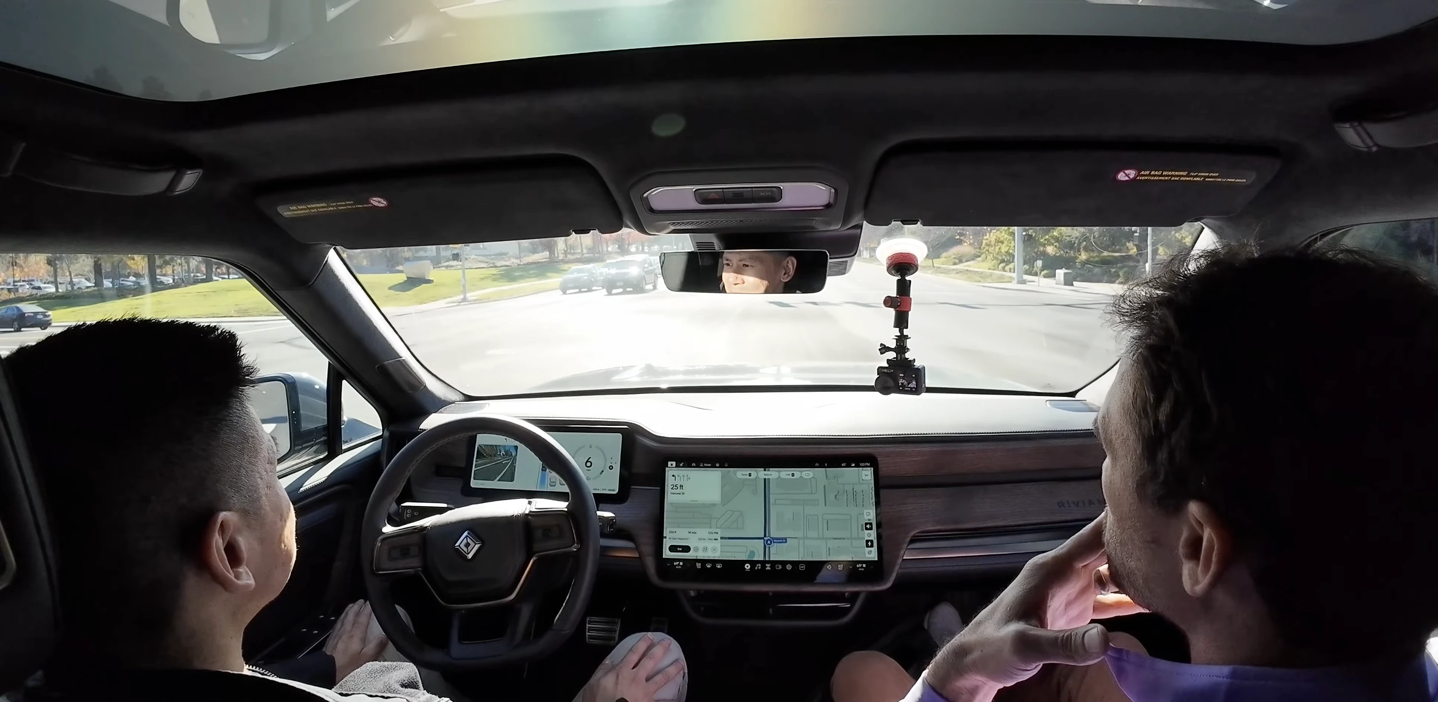 Rivian's Autonomy Tech Attempts Red Light Run, Misses Pedestrian in ...